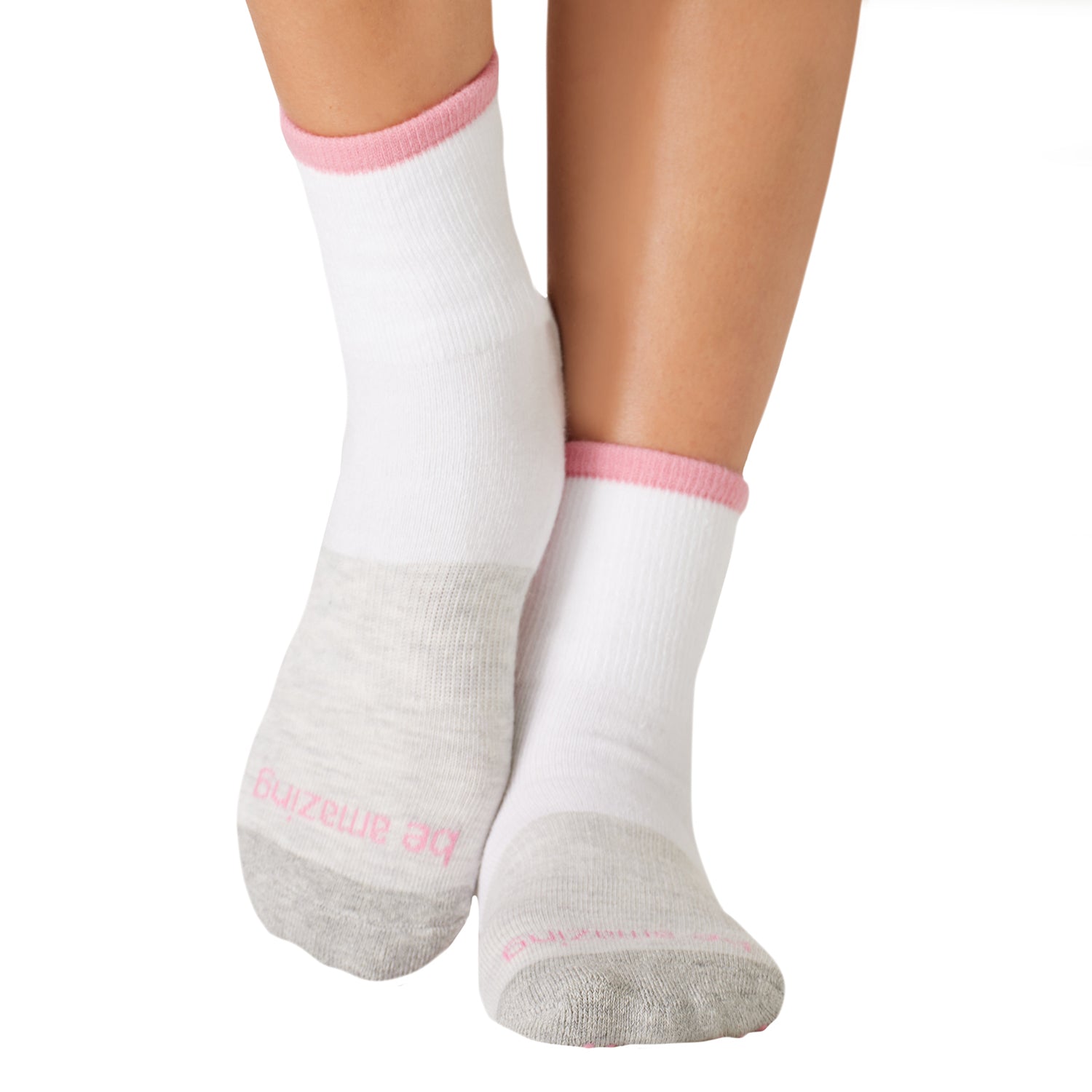 Shop Women - Crew | Sticky Be Socks - The Best Non Slip Grip Socks for ...